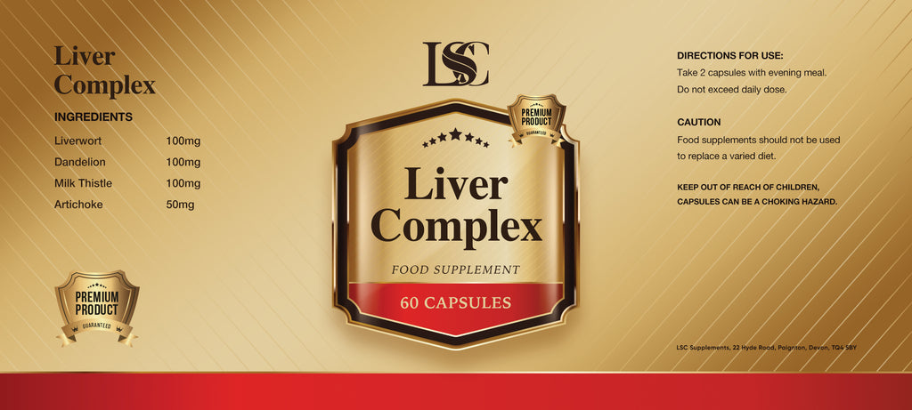 LSC Liver Complex 60 Capsules – The Little Supplement Company