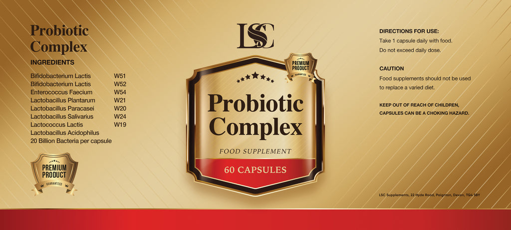LSC Probiotic Complex 60 Capsules – The Little Supplement Company