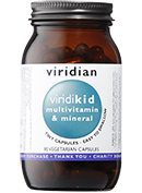 Viridian Viridikid multivitamin and mineral formula 90 Capsules – The ...